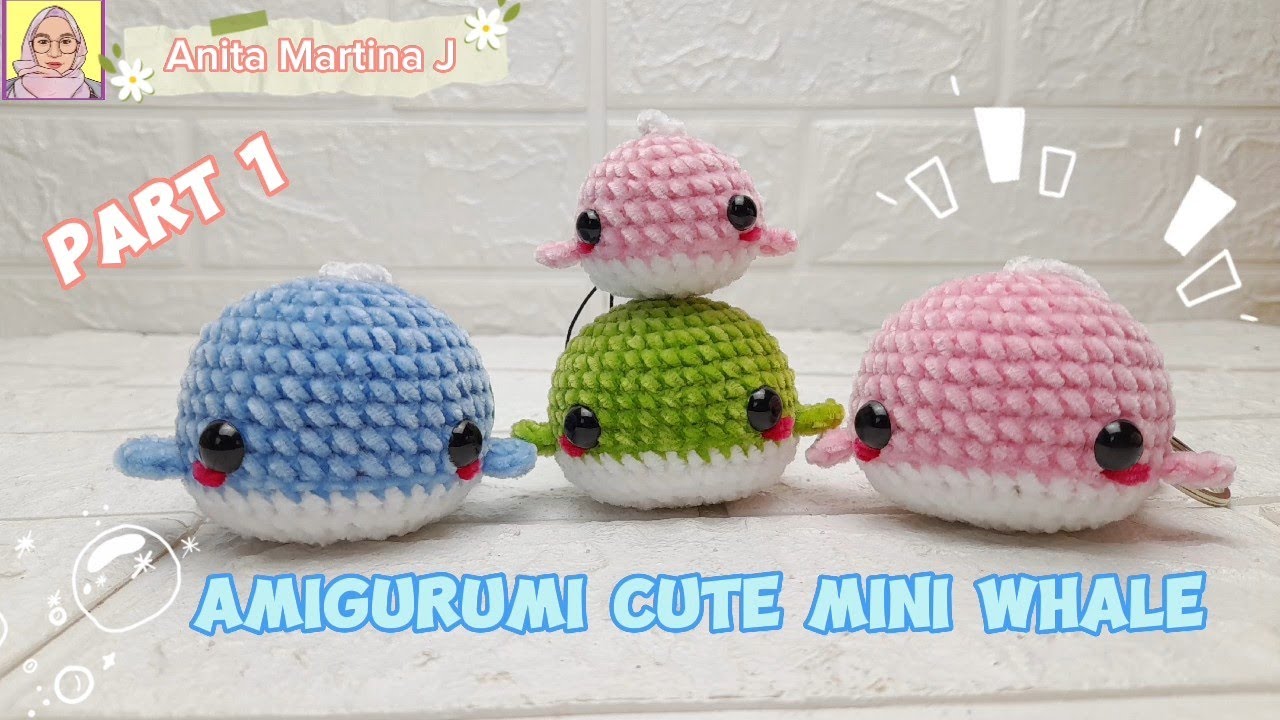 Rumus Friendly untuk Pemula _ Amigurumi Cute Mini Whale _ Amigurumi ...