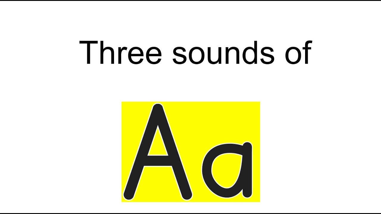 Three sounds of A - YouTube