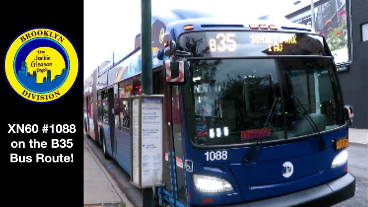 MTA NYCB: On-Board Ride on New Flyer Xcelsior XN60 CNG on the B35 ...