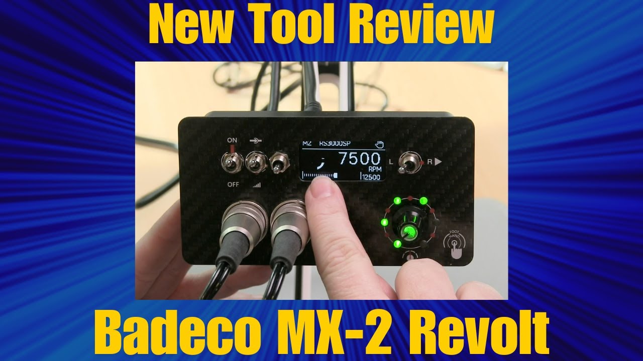 Introducing the New Badeco MX-2 Revolt Micromotor | Melissa Muir - YouTube