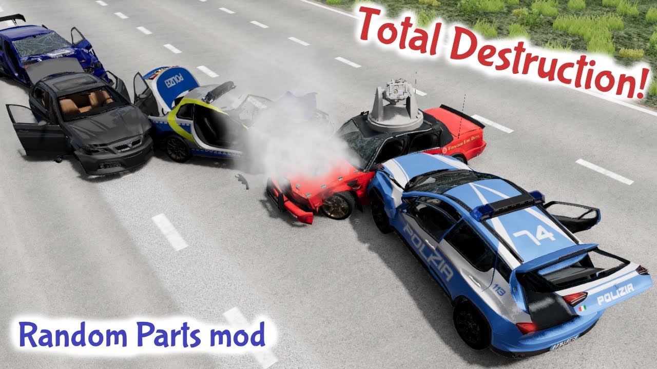 today We play BeamNG.Drive and end with total destruction with the ...
