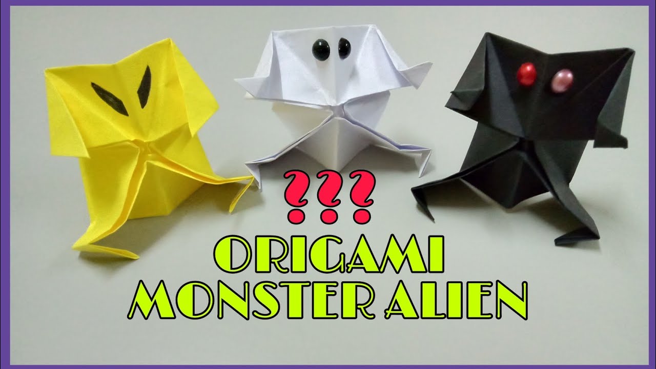 How To Make An Origami Monster