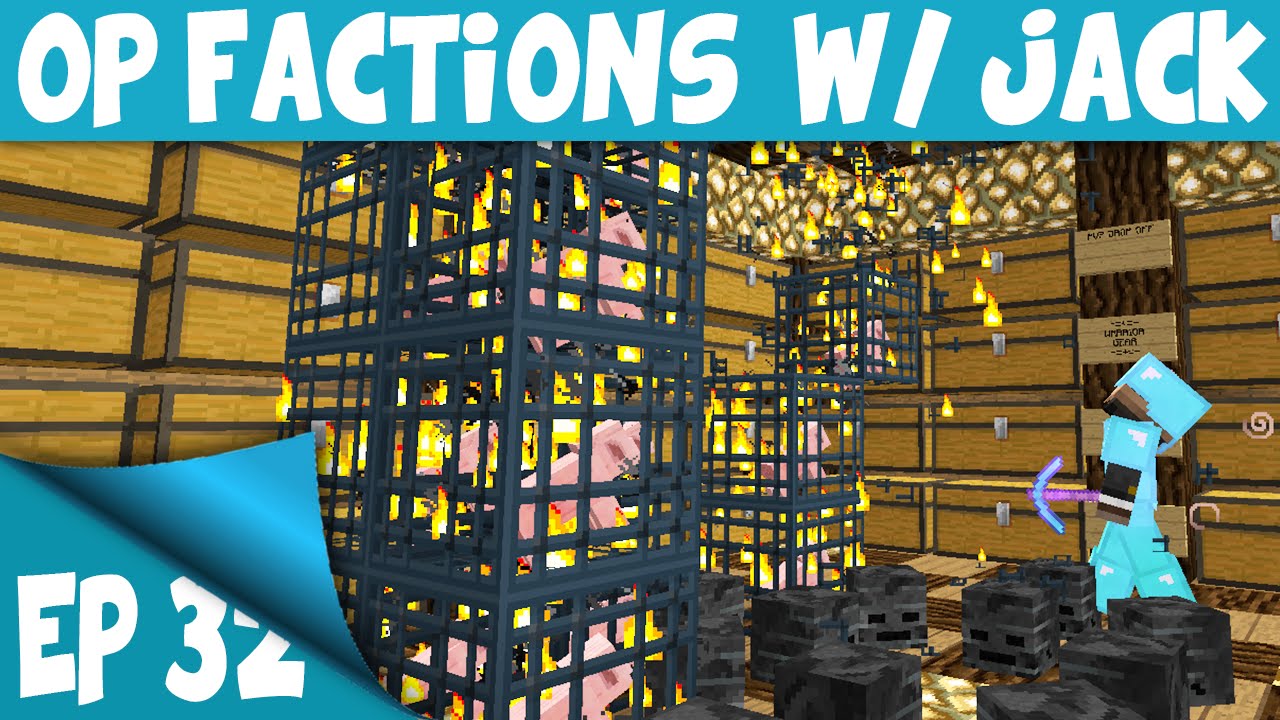 Minecraft OP Factions Server EP32 w/ Jack - TRIPLE SPEED RAID CHALLENGE ...