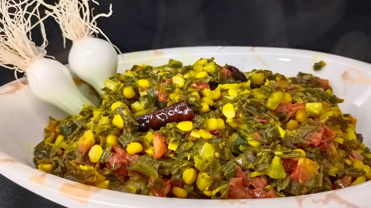 Spring Onion Sabzi | हरे प्याज़ और चने की दाल की सब्जी | Spring Onion ...