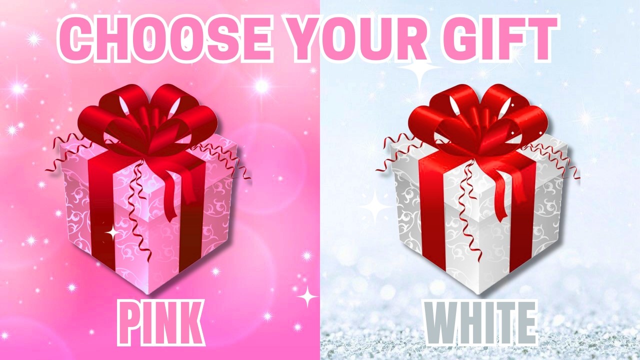 Choose Your Gift! 🎁 Pink or White 💝🤮 Pick A Gift Box - YouTube