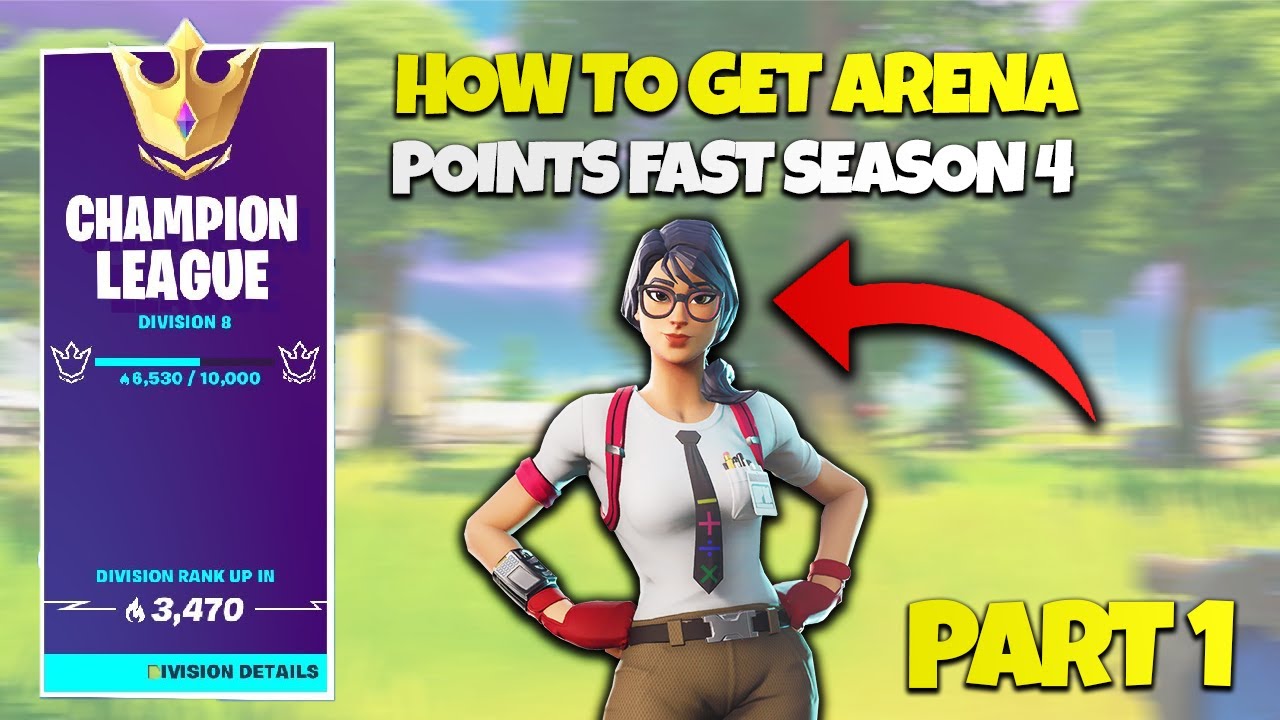 Fortnite Arena Grind To Champs! How To Get Arena Points Fast! - YouTube
