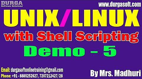 UNIX/LINUX tutorials by Mrs. Madhuri @4:30PM IST - YouTube