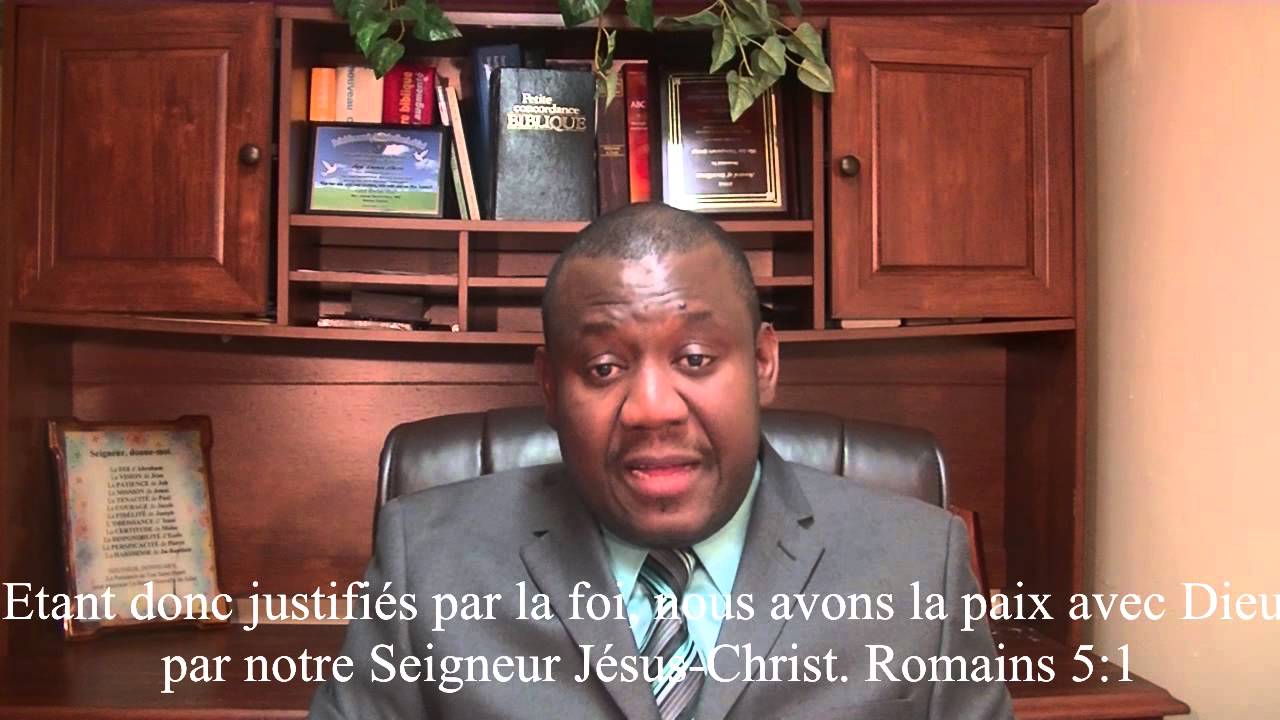 Rubrique spirituelle: la paix avec Dieu: Ev. Emmanus Tilus - YouTube