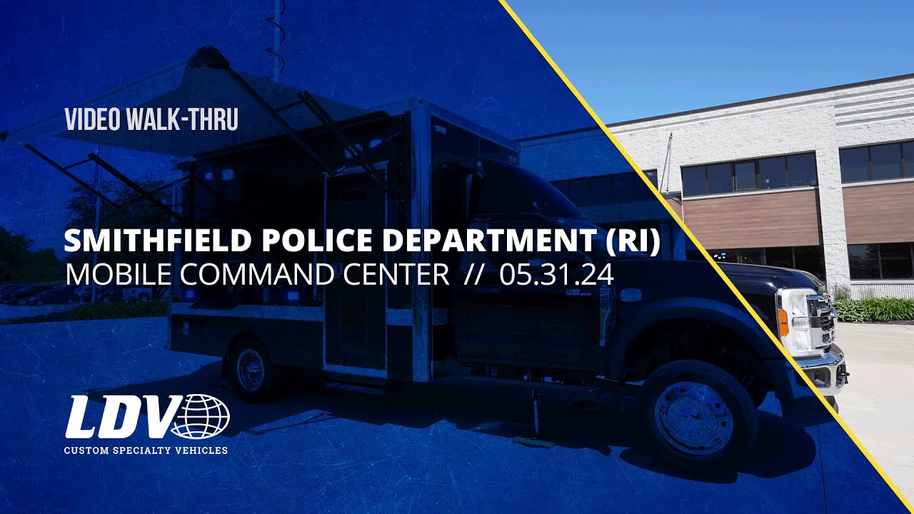 Smithfield Police Department (RI) Mobile Command Center - YouTube