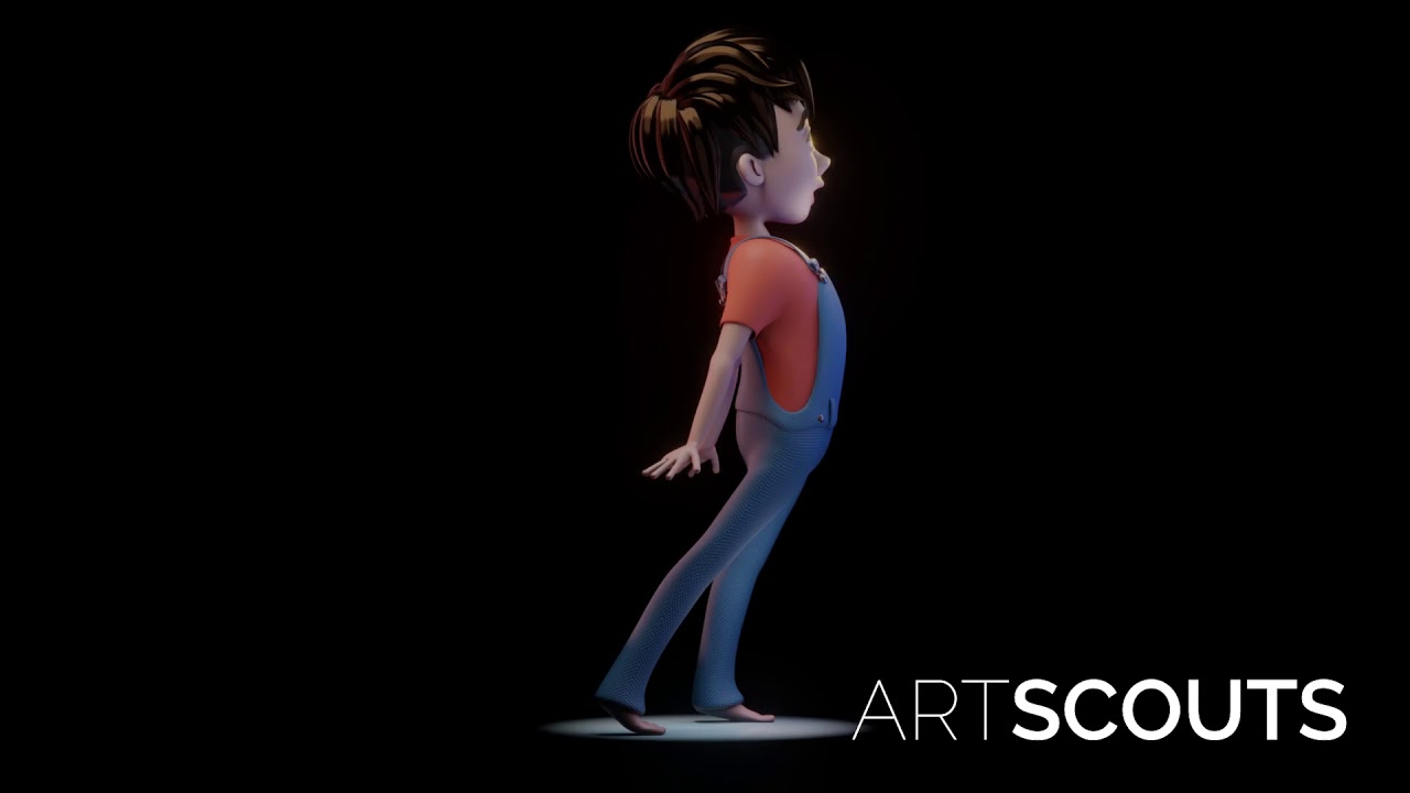 3D CGI Boy Character |Animation|Blender - YouTube