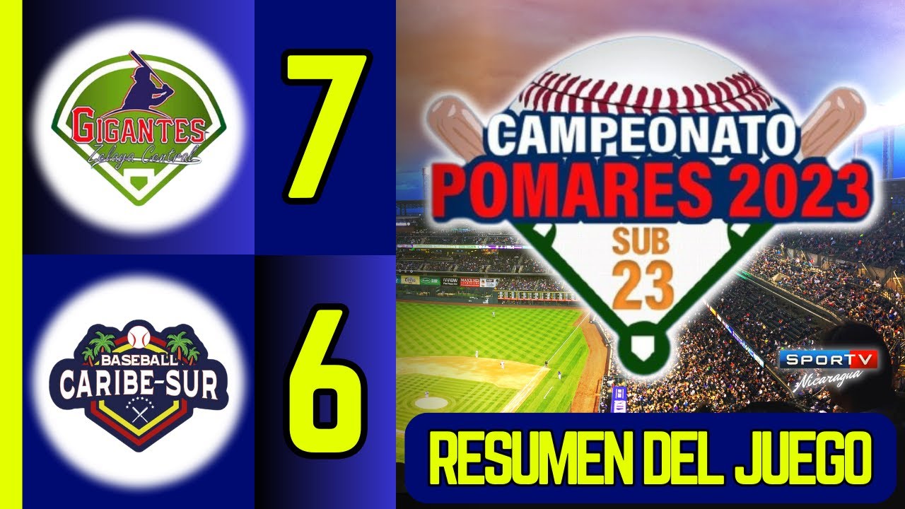 RESUMEN Juego 1 Zelaya Central vs Caribe Sur 29 09 2023 POMARES U23 - YouTube