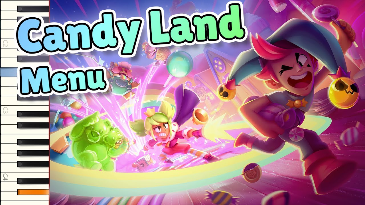 Brawl Stars - CandyLand [Menu Theme Piano] - YouTube