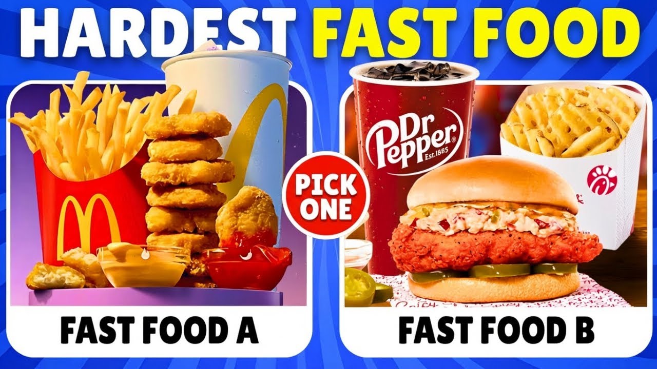 50 Food Choices - Would You Rather? 🍟🍦 | Food Quiz - YouTube