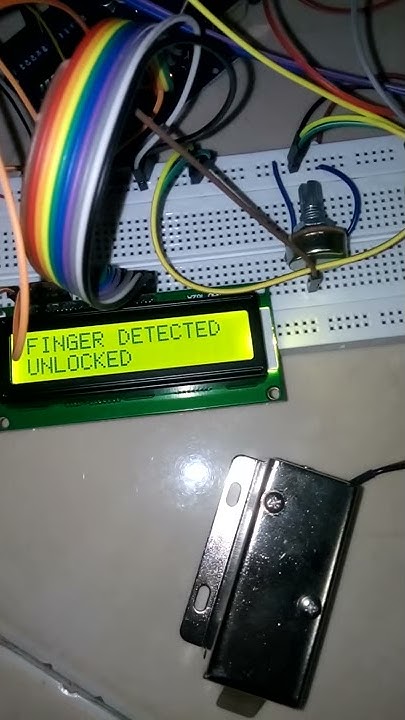 Fingerprint door unlock system using arduino - YouTube