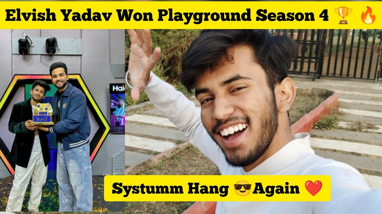 Elvish Yadav Won Playground Season 4 🏆। Playground Season 4 Winner 😍 ...