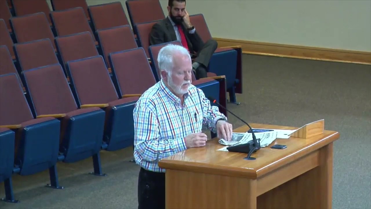 11 Aug BOCC Mtg, the call for James Calkins to resign. - YouTube