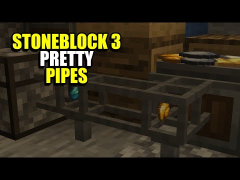 Ep3 Pretty Pipes - Minecraft StoneBlock 3 Modpack - YouTube