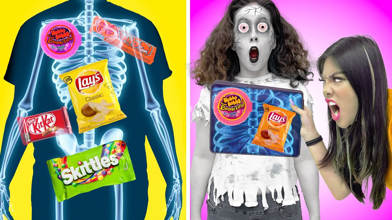 INTERESTING WAYS TO SNEAK SNACKS INTO MOVIES - YouTube