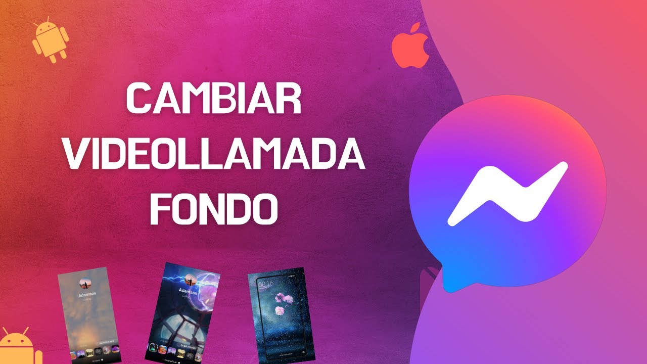 Cómo cambiar el fondo en Messenger durante una videollamada | - YouTube