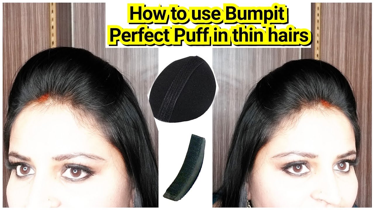 How to use Bumpit ||Puff maker से puff कैसे बनायें||Make perfect puff ...