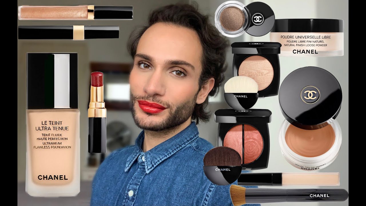 Full Face of CHANEL Makeup ft. Chanel Ultra Le Teint Fluide Foundation ...