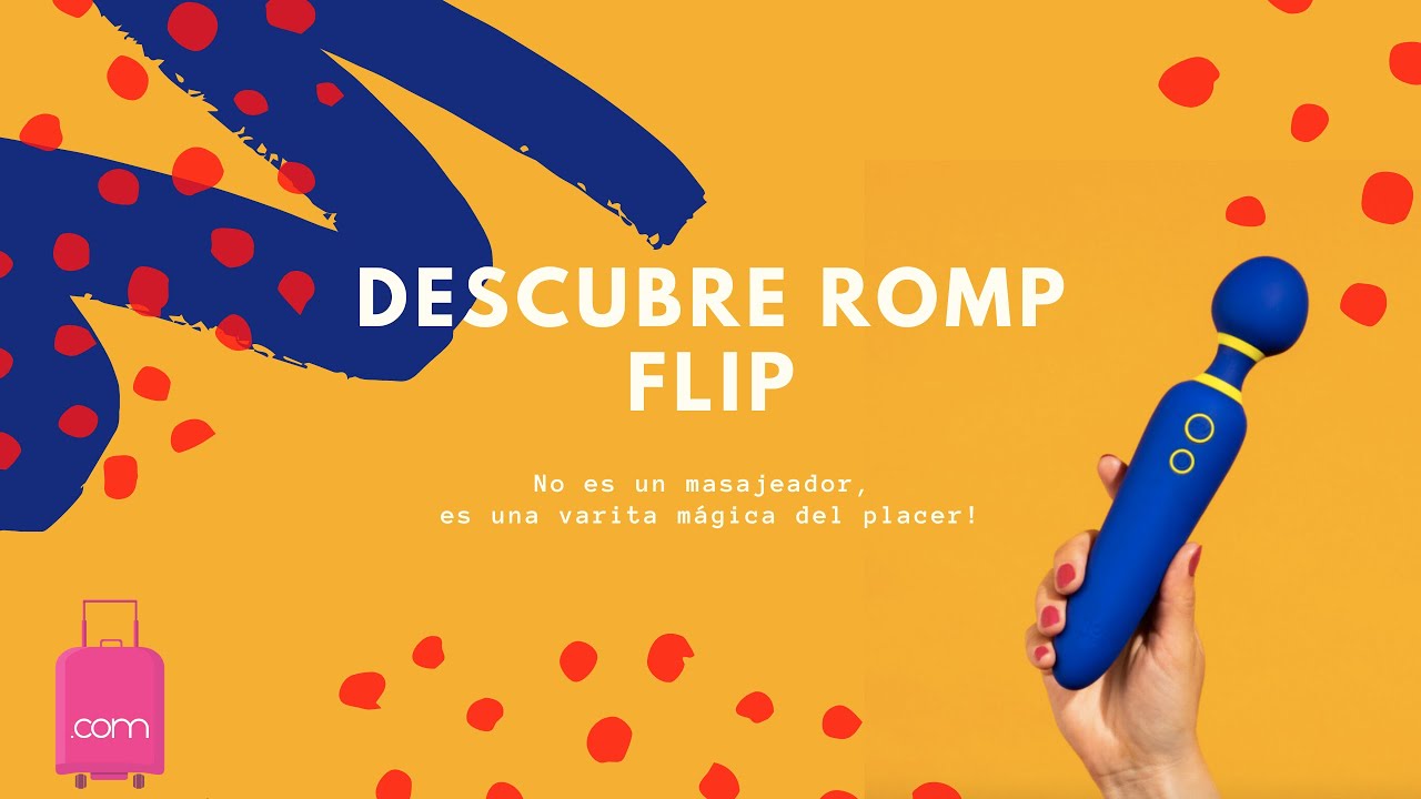 MASAJEADOR PARA CLÍTORIS TIPO HITACHI ROMP FLIP - YouTube