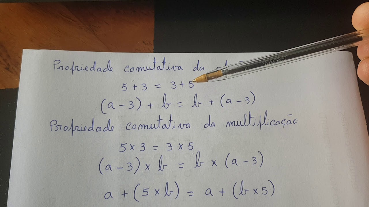 Propriedade comutativa da adição - YouTube