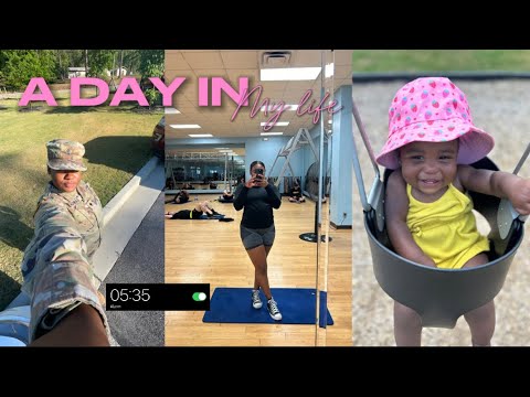 A Day In My Life As A Young Army Mom | Military Morning Routine | gym ...