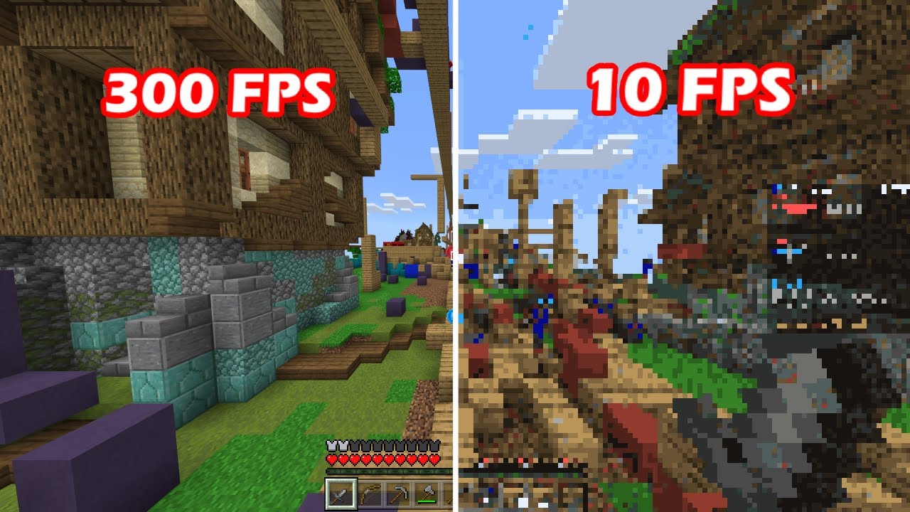 I Played Minecraft in 10fps - YouTube