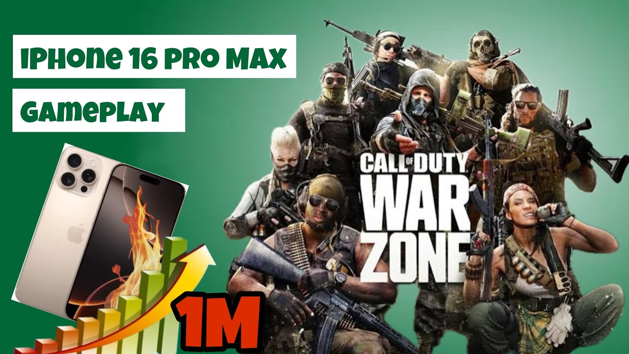iPhone 16 Pro Max: The Ultimate Call of Duty War Zone Mobile Experience? - YouTube