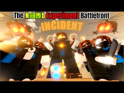 *NEW* BACON RACE  + INCIDENT MODE?!(The Noob Experiment Battlefront)