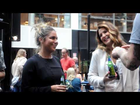 seducing couple of girls at once into public ...