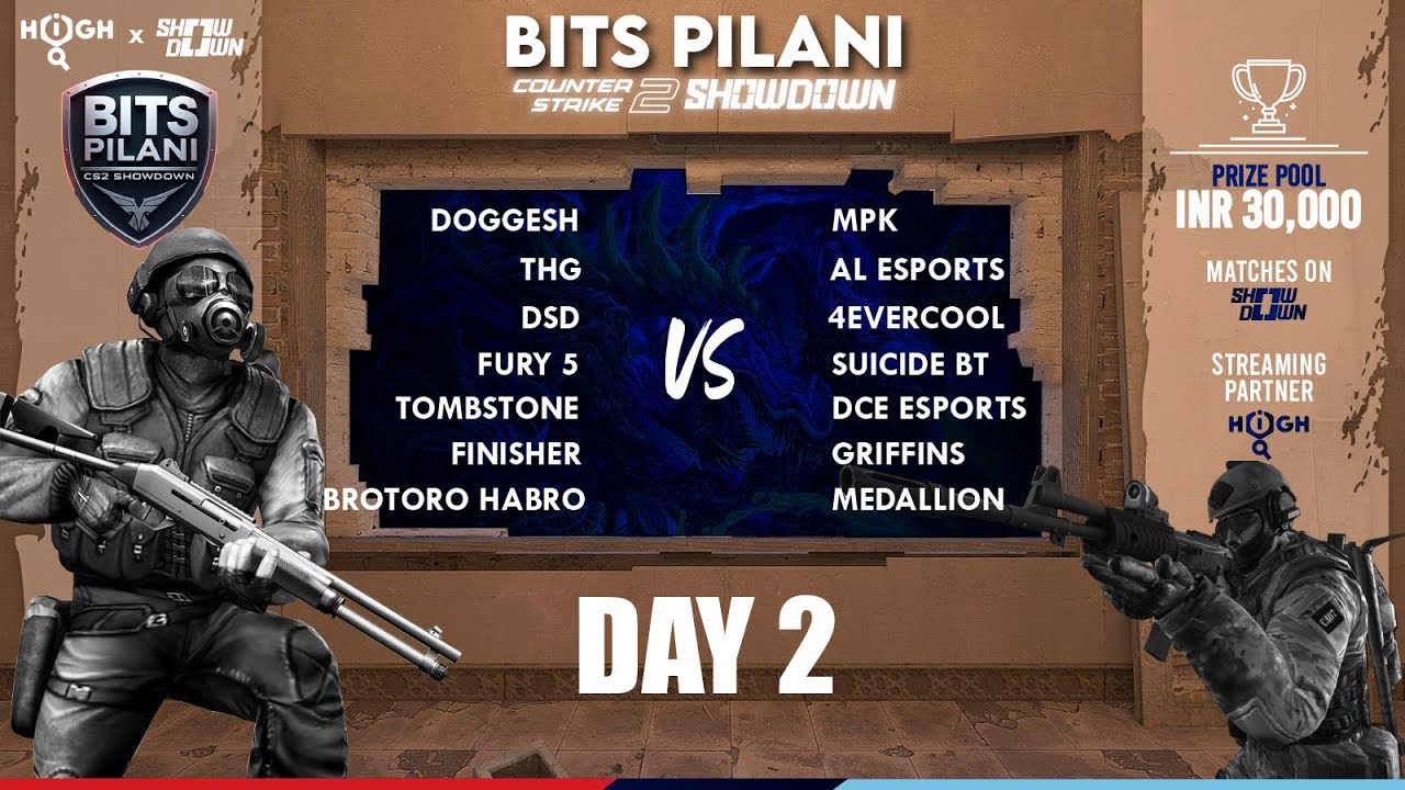 BITS PILANI CS2 SHOWDOWN | HIGHIQ - YouTube