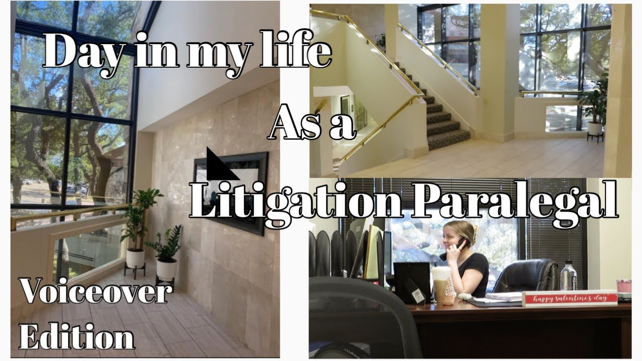 Day in the Life of a Litigation Paralegal!! + VOICEOVER - YouTube