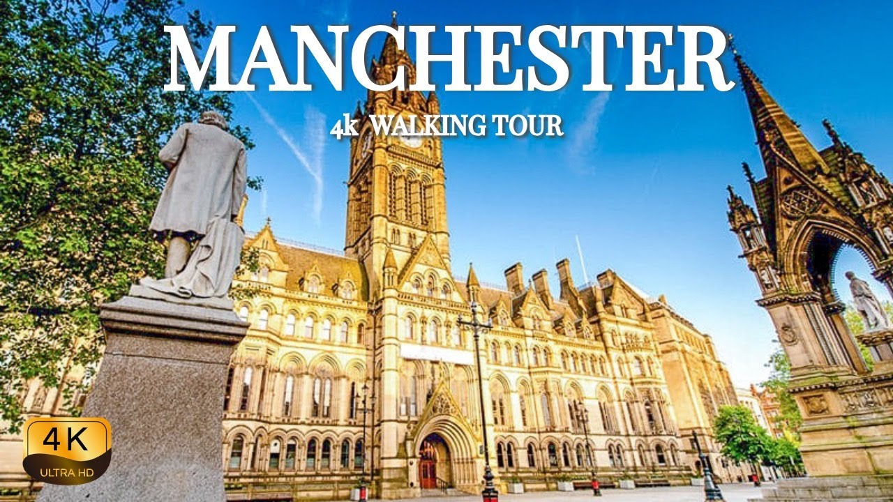 【4K】Explore Manchester City Centre | 4K Walking Tour | Top Attractions ...