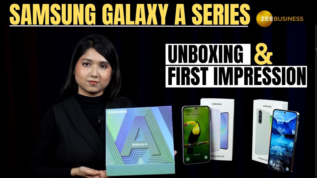 Samsung Galaxy A Series Unboxing And First Impression - YouTube