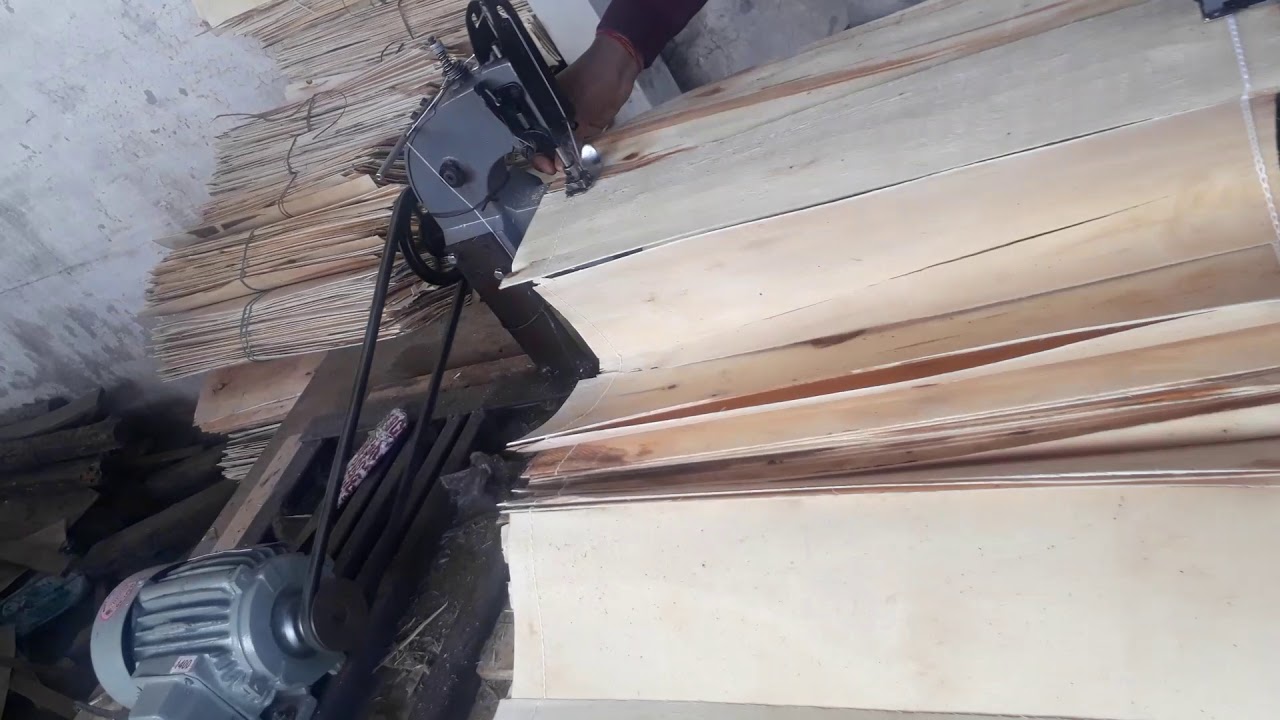 Veneer core stitching machine 9050167499 - YouTube