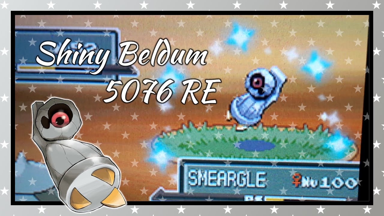 SHINY BELDUM from swarm in Platinum! - YouTube
