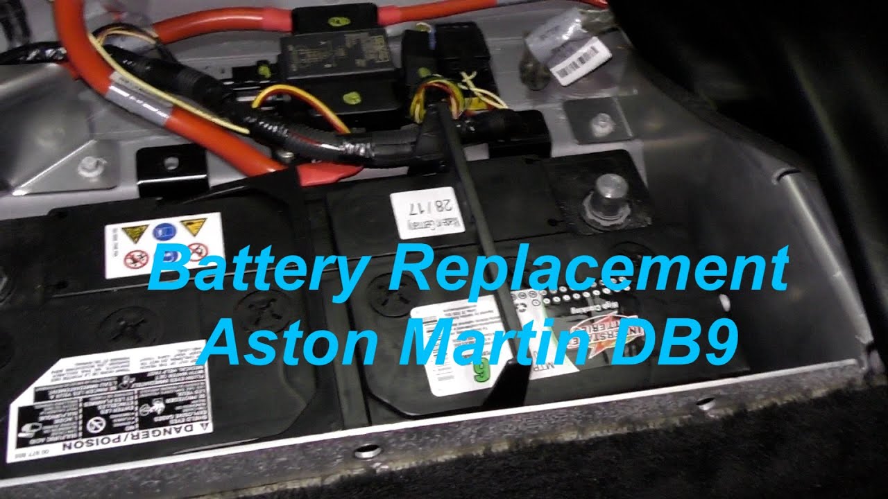 Aston Martin DB9 Battery - YouTube