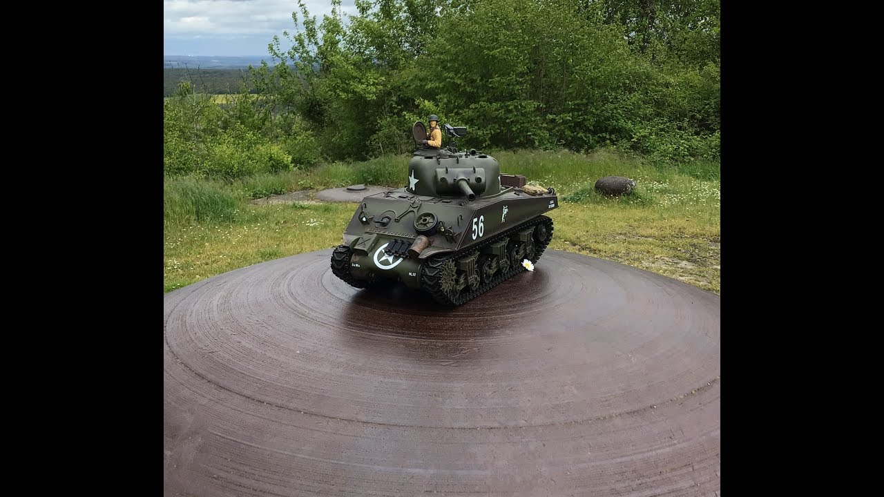 Sherman Tank 1/16 Scale Meets Fort Hackenburg Armored Observation Block ...