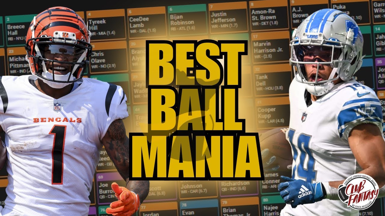 2024 Best Ball Draft | Best Ball Mania V - YouTube