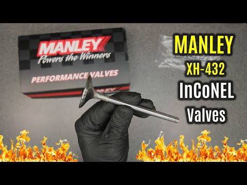 Manley INCONEL Exhaust Valve Set 11685-8 Extreme Duty XH-432 Alloy L92 LS3 LS9