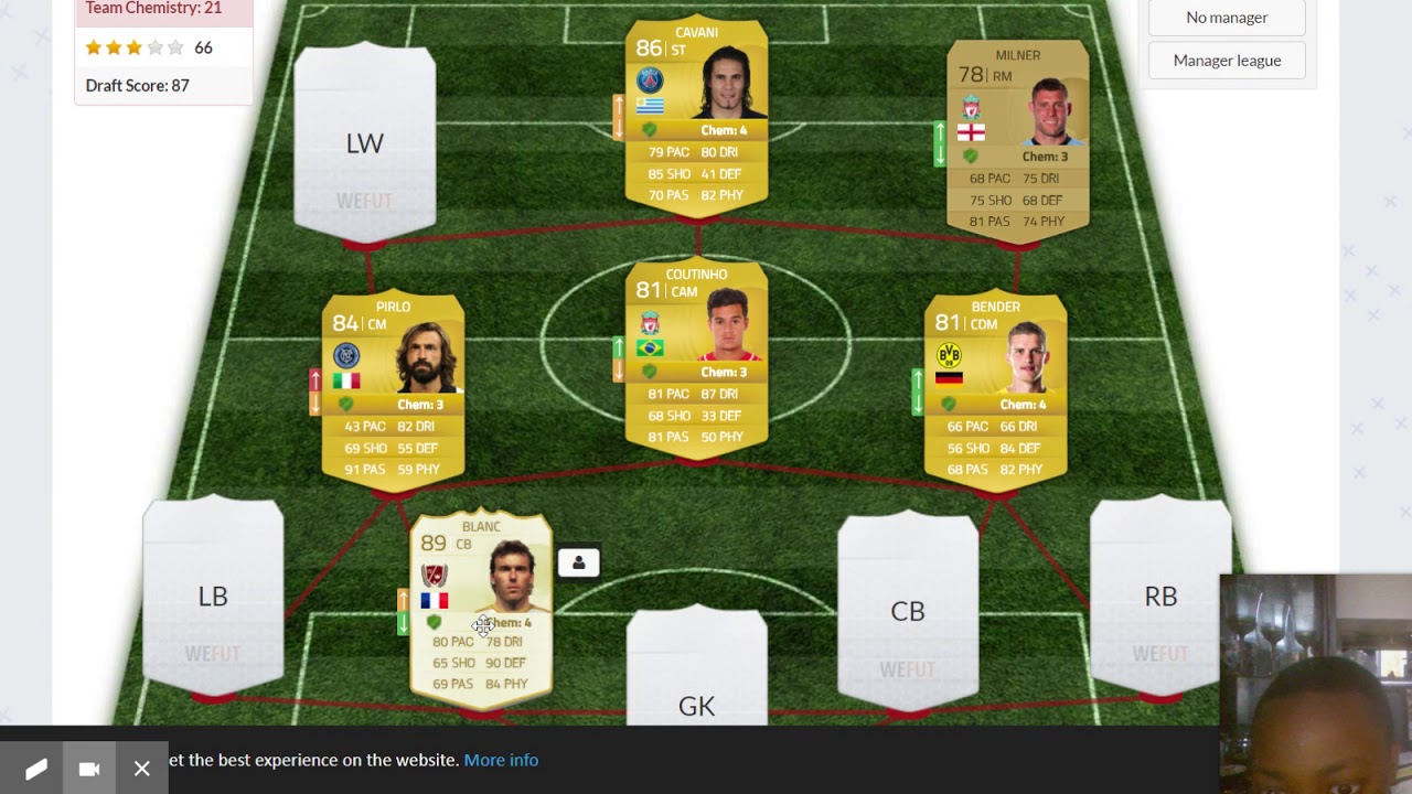 FUT Draft Simulator | FIFA 15 Ultimate Team | WeFUT - YouTube