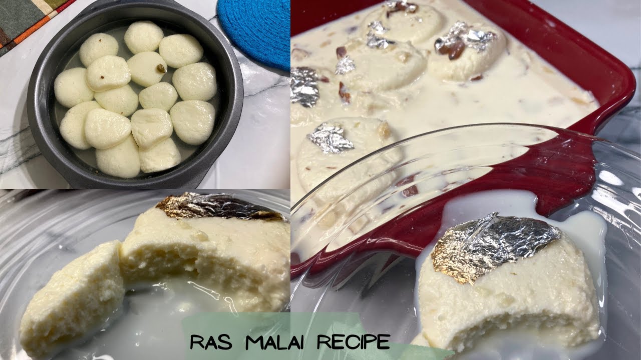 Ras Malai | Rasmalai made with cottage cheese(paneer) | Easy and ...