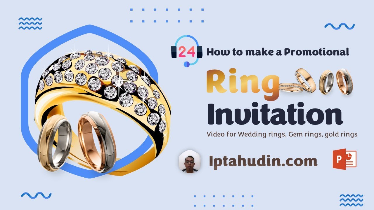 How to make a Promotional Video for Wedding rings, Gem rings, gold ...