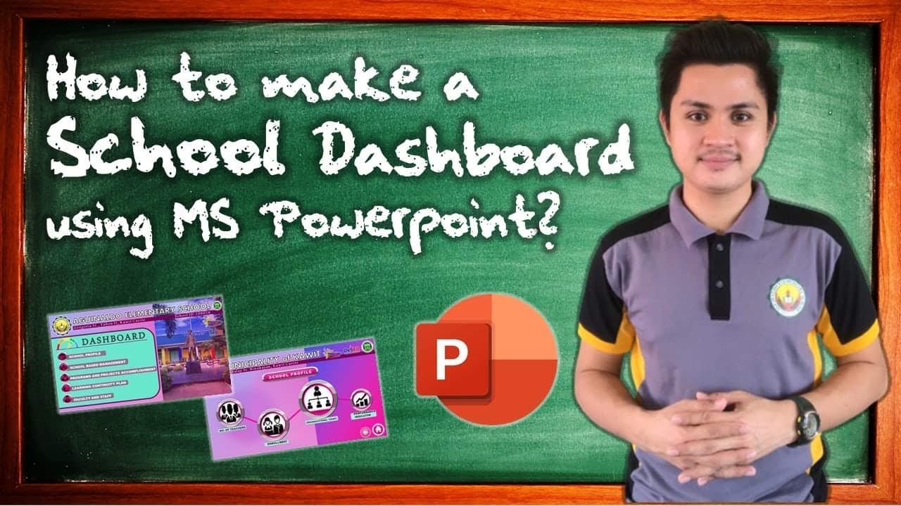 How to Make a School Dashboard using MS Powerpoint? [Tutorial] - YouTube