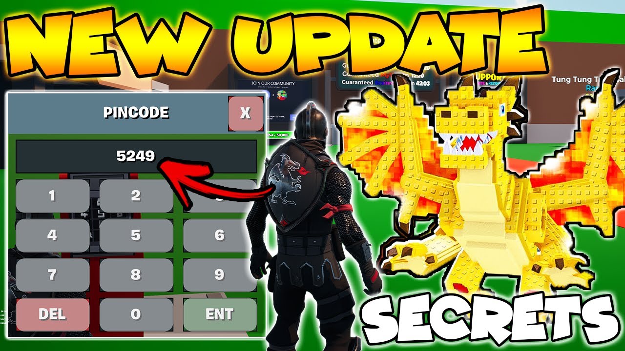 NEW SECRETS & CODES Fortnite Steal The Brainrot UPDATE! (New Secret ...