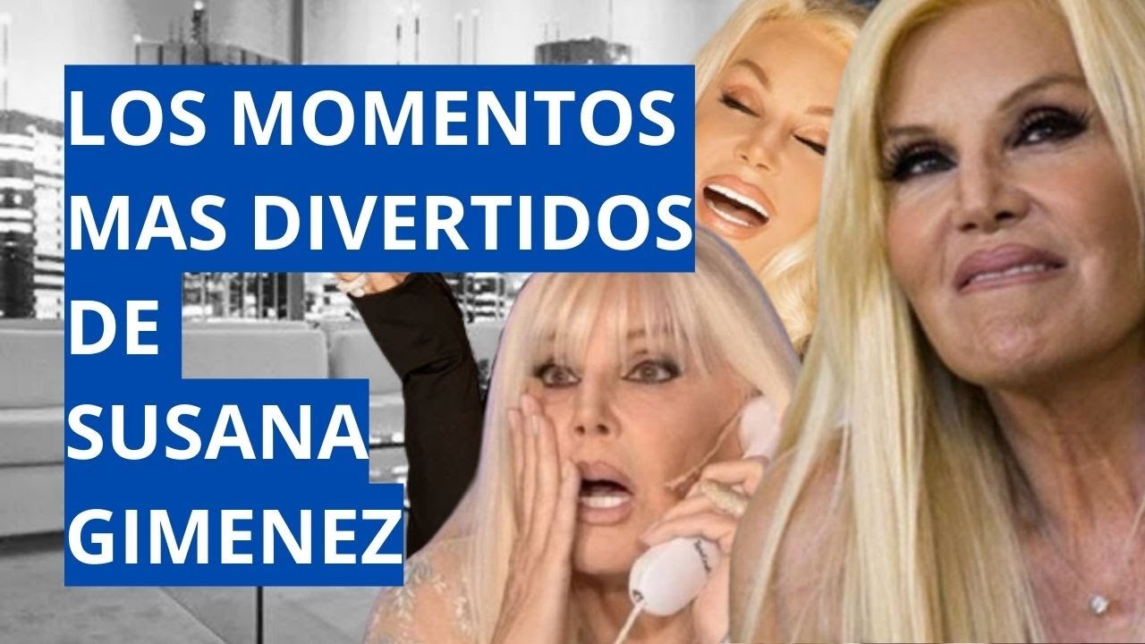 ☎️ SUSANA GIMENEZ ☎️ ¿Un DINOSAURIO VIVO? 📺 Sus momentos mas divertidos ...