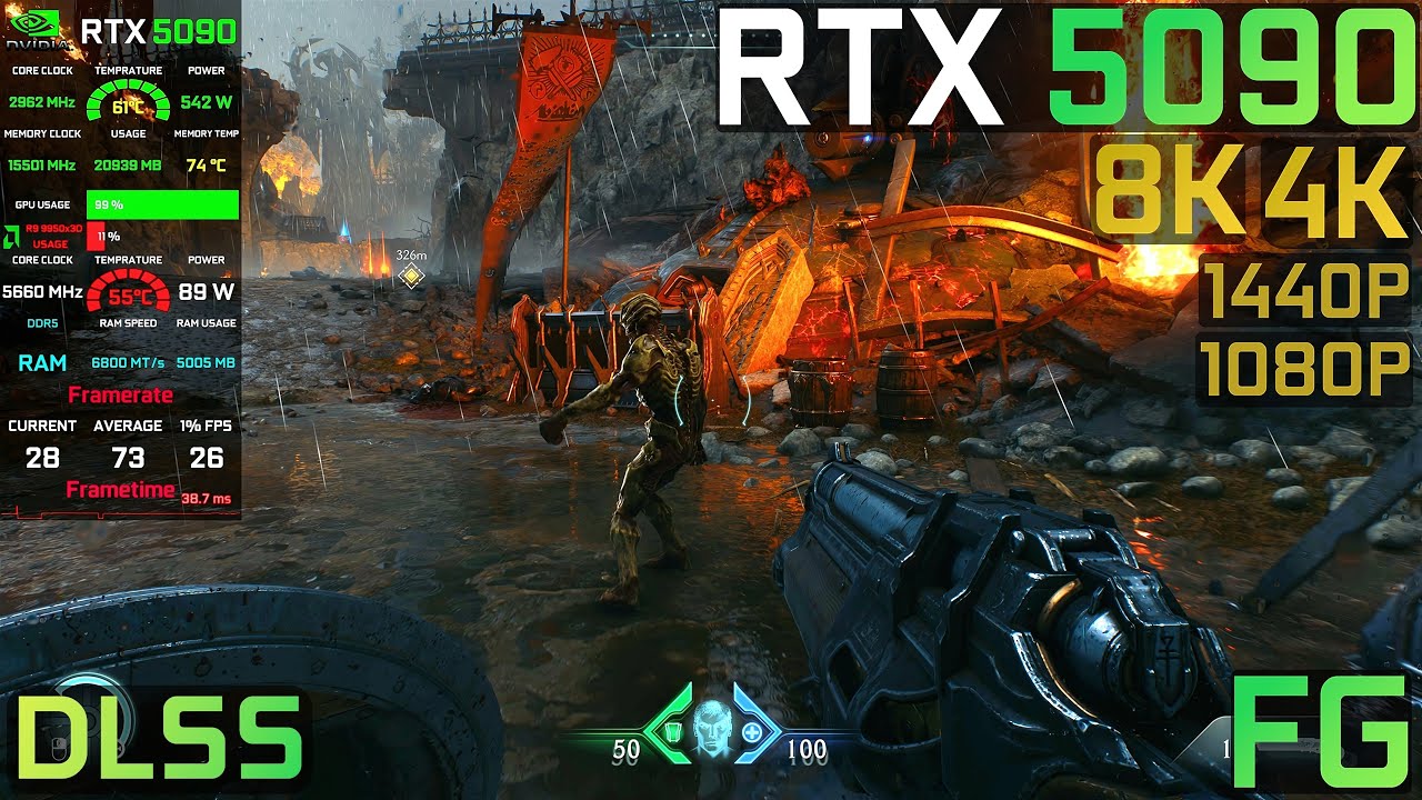 Doom The Dark Ages - RTX 5090 - Zero Issues - YouTube