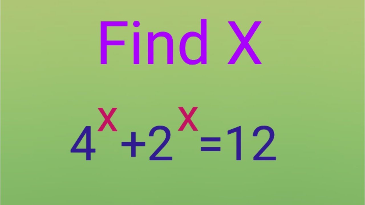 How to solve Olympiad maths problems/Find X - YouTube